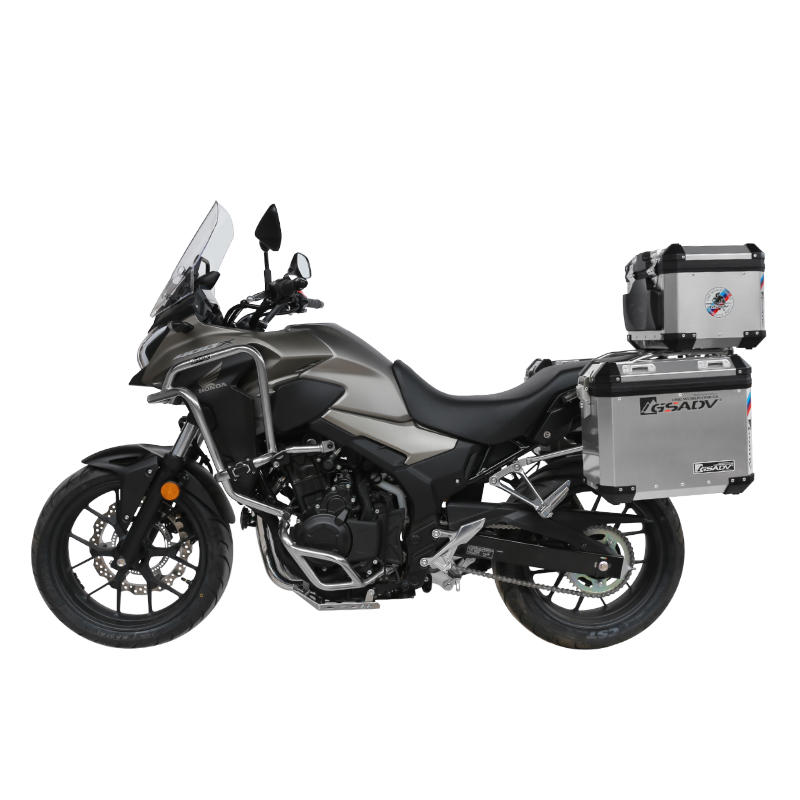 GSADV适用本田cb400x三箱边箱尾箱后备箱铝合金冒险护杠保险改装_虎窝淘