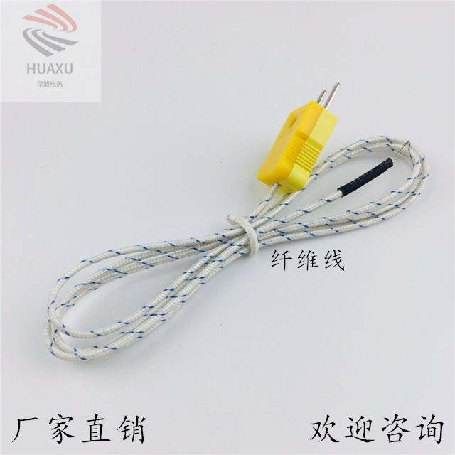 K型感温探头温度传感器热电偶仪表测温线探头感温线1米3米5米线线_虎窝淘