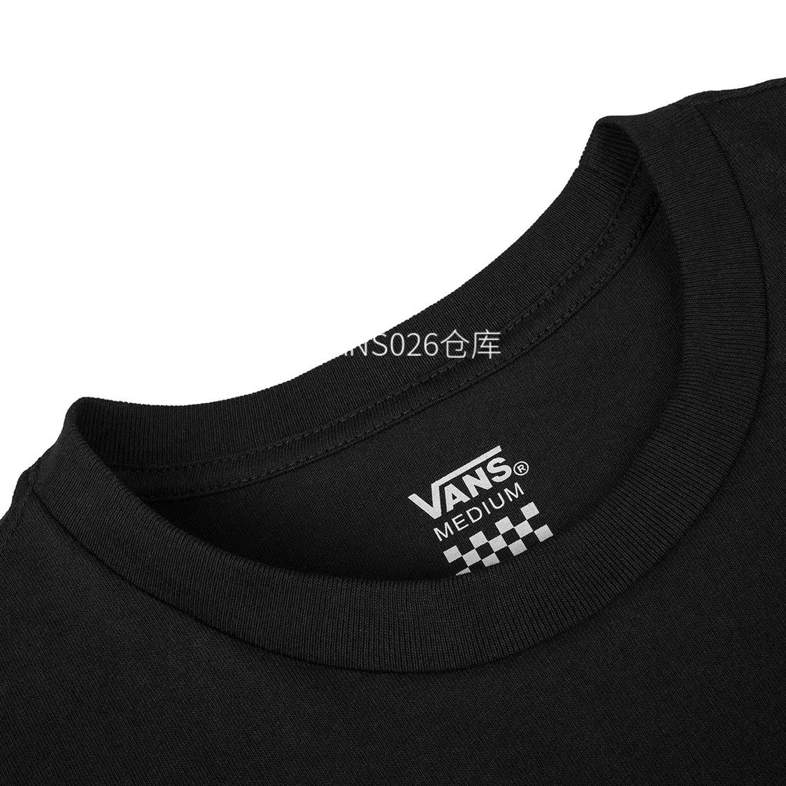 VANS范斯男女情侣腰果花休闲圆领短袖 VN0A7TOUWHT VN0A7TORBLK_虎窝淘