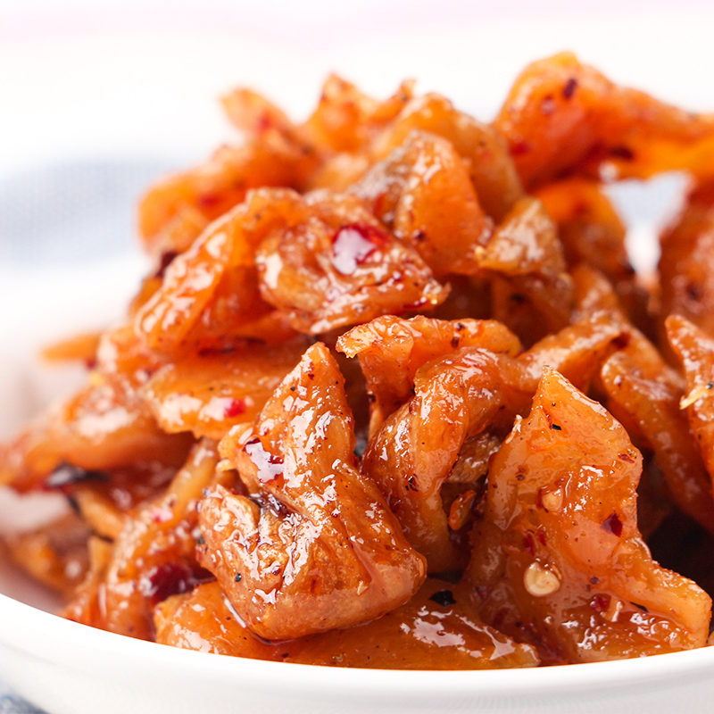 红辣椒北京烤鸭65g*10袋辣条麻辣零食儿时怀旧小包装素食重庆特产_虎窝淘
