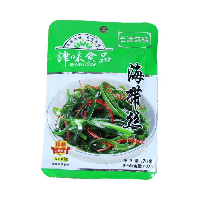 津味海带丝70g风味酱菜即食凉拌海带丝海带片小菜开胃菜闽南特产_虎窝淘