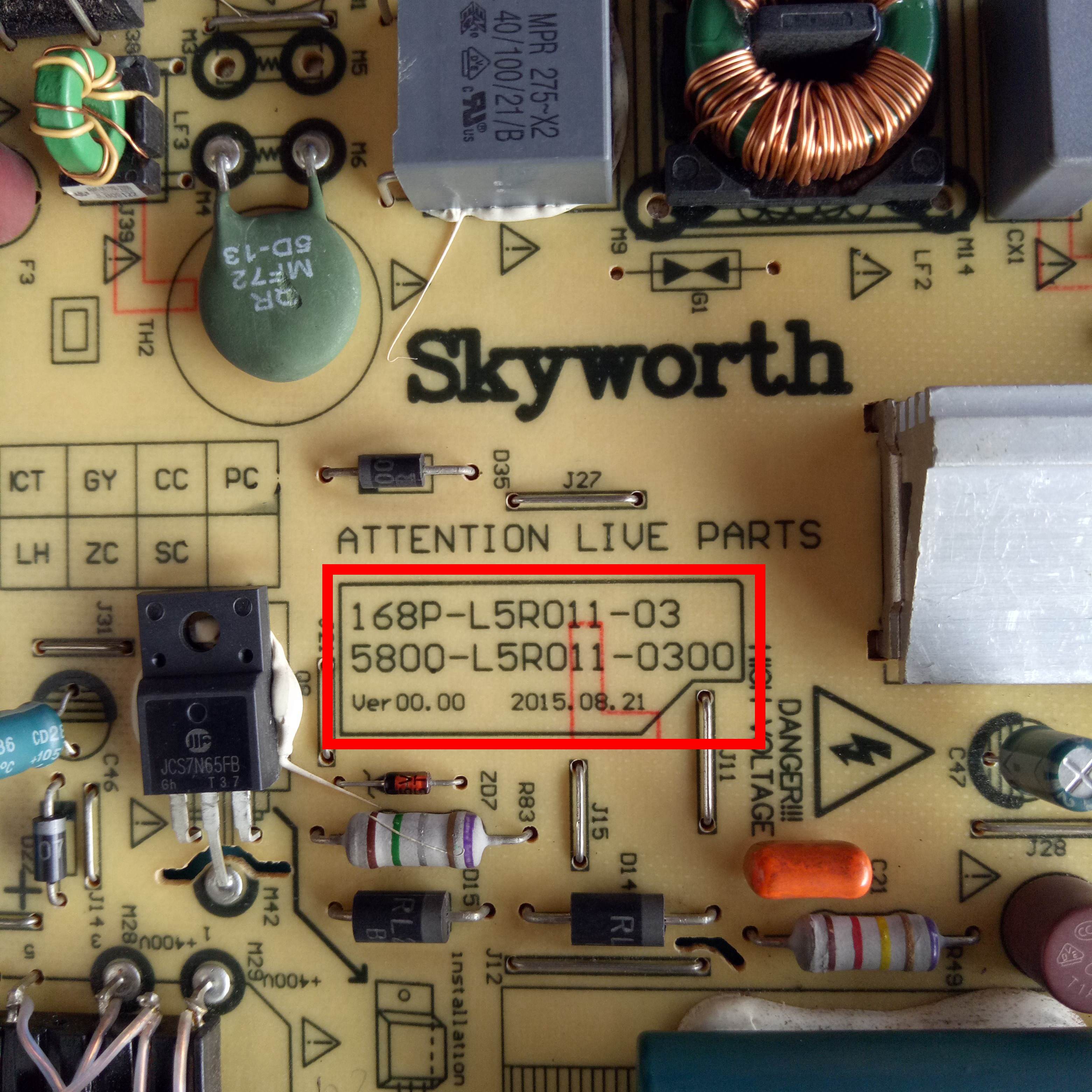 原装创维49E361S电源板168P-L5R011-03 5800-L5R011-0300_虎窝淘