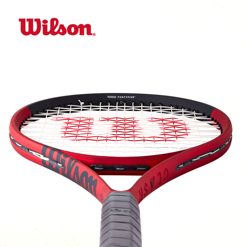 Wilson威尔胜CLASH V2专业碳纤维网球拍二代威尔逊全碳素单人套装_虎窝淘