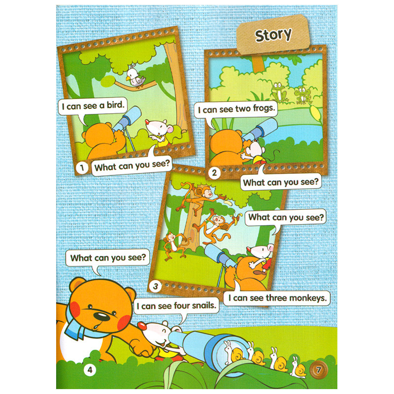 Hello Teddy洪恩幼儿英语3中班上册有声读物点读版附学习卡小大班幼儿园教材课程1教育2幼小衔接3-6岁5启蒙早教书籍书本课本_虎窝淘