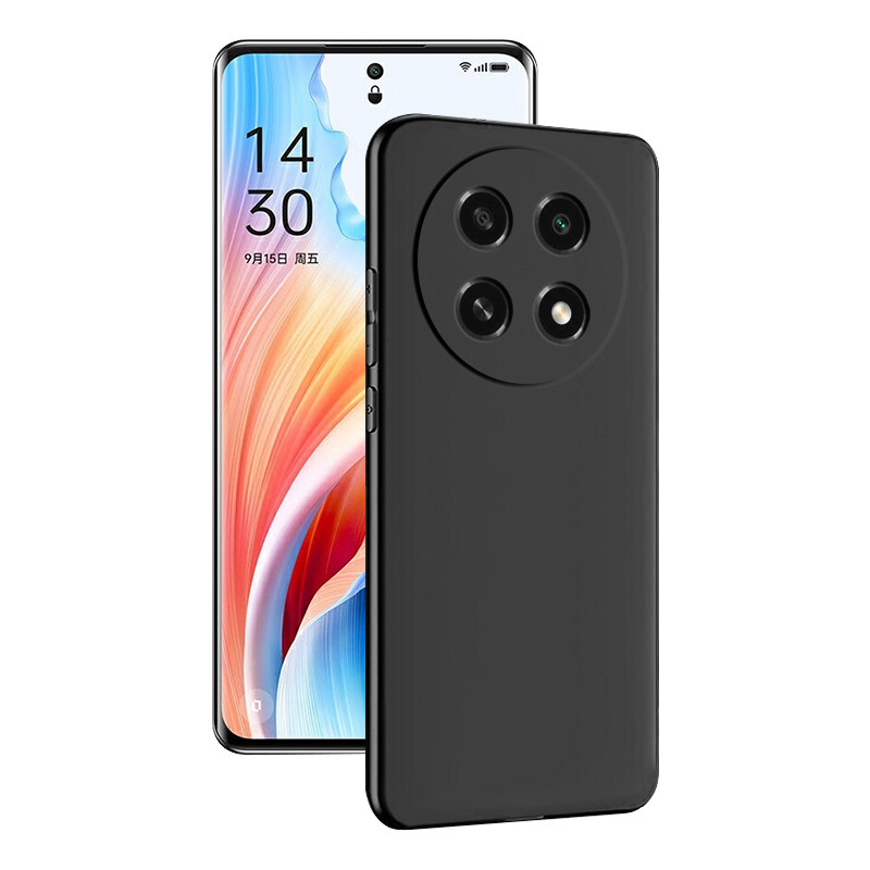 适用oppoa2手机壳超薄磨砂A2M硅胶防摔OPPO A2Pro黑色黑色保护套A2X男女简约耐脏防指纹软壳_虎窝淘