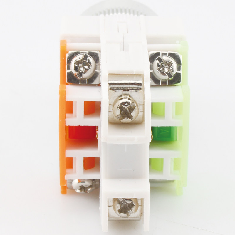 Y090 LAY37-11DN/DNZS带灯自复/自锁按钮开关孔22mm红绿黄6V24V_虎窝淘