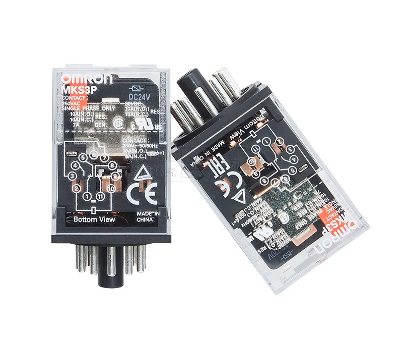 正品欧姆龙OMRON继电器MKS3P MK3P-I DC 24V AC 220V 6V 12V 110V_虎窝淘