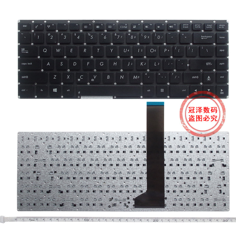 ASUS华硕S46 K46 K46CM/CA A46C/CB E46C R405C S405C键盘带C壳_虎窝淘