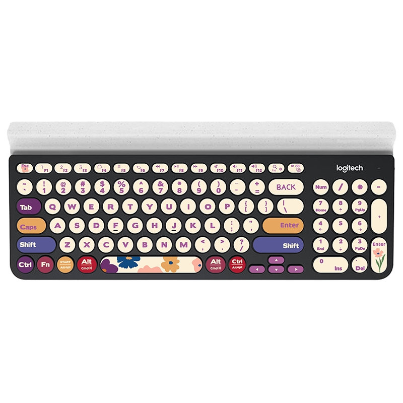 适用于罗技K780键盘贴按键贴纸卡通创意定订制按键字母改色贴膜_虎窝淘