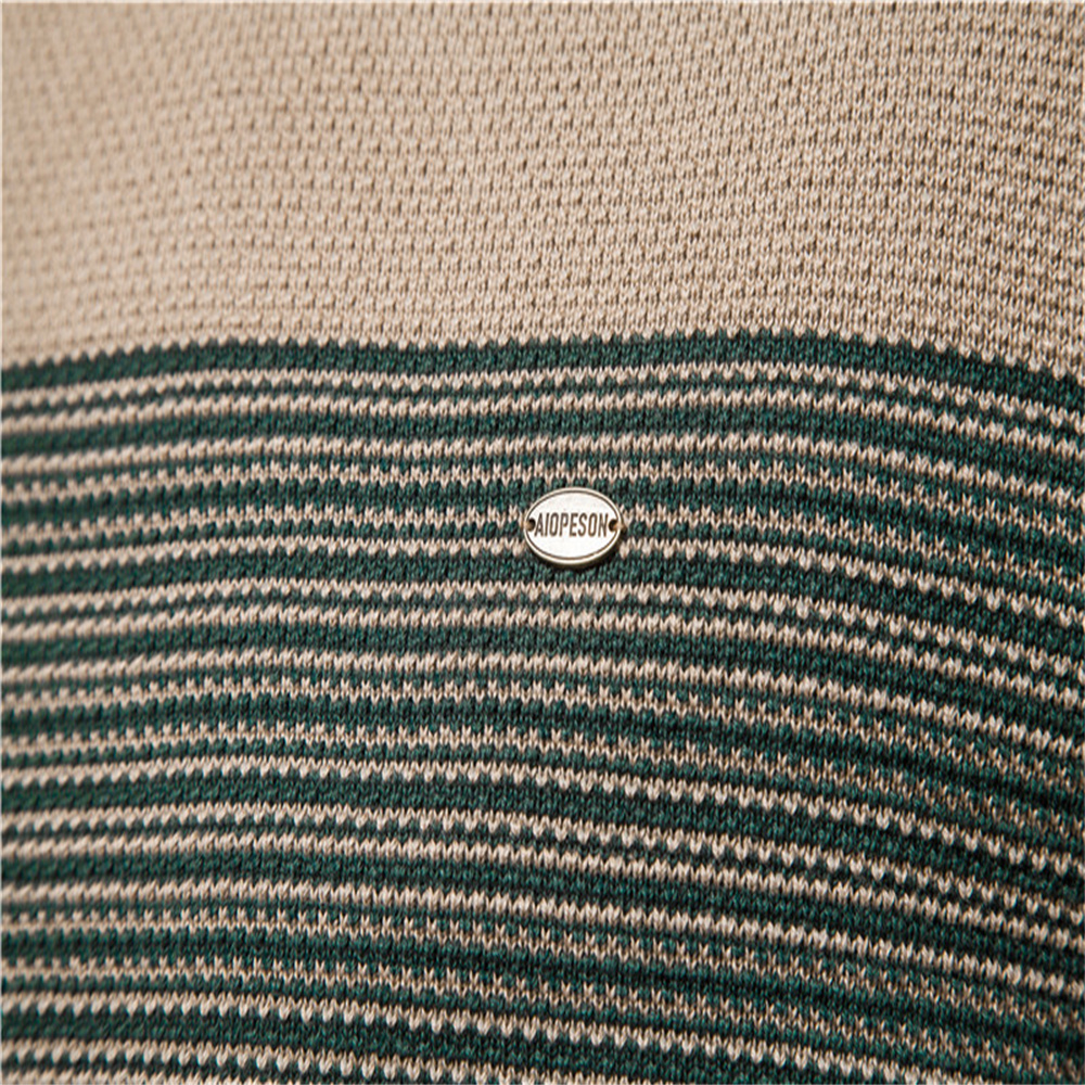 AIOPESON Brand Cotton Sweater Men Fashion Casual O-Neck Spli_虎窝淘