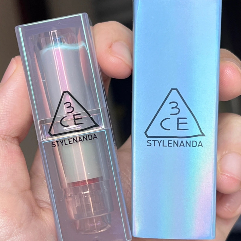 3ce口红新款海蓝管cold space夏日镭射breezypink显白女azurepink_虎窝淘