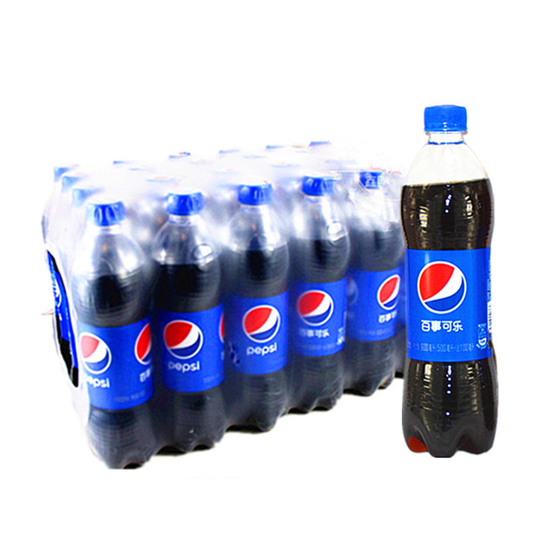 百事可乐碳酸饮料小瓶装600ml*24瓶整箱汽水武汉满百包邮_虎窝淘