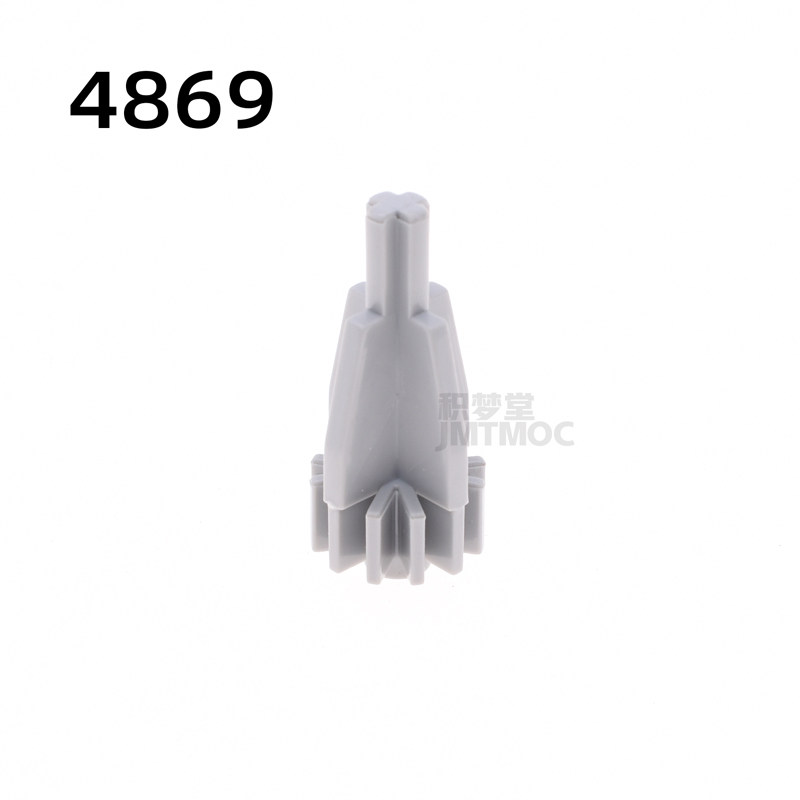 积梦堂小颗粒积木MOC零配件4869喷射飞机引擎十字轴迷你建筑塔楼_虎窝淘