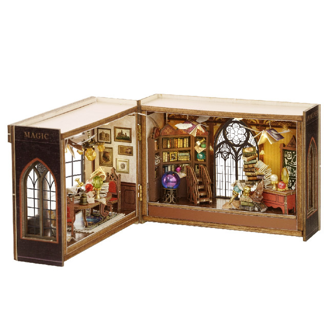 Tree House DIY Handmade Fantasy Rubik's Cube without Cut Paper Flip ...