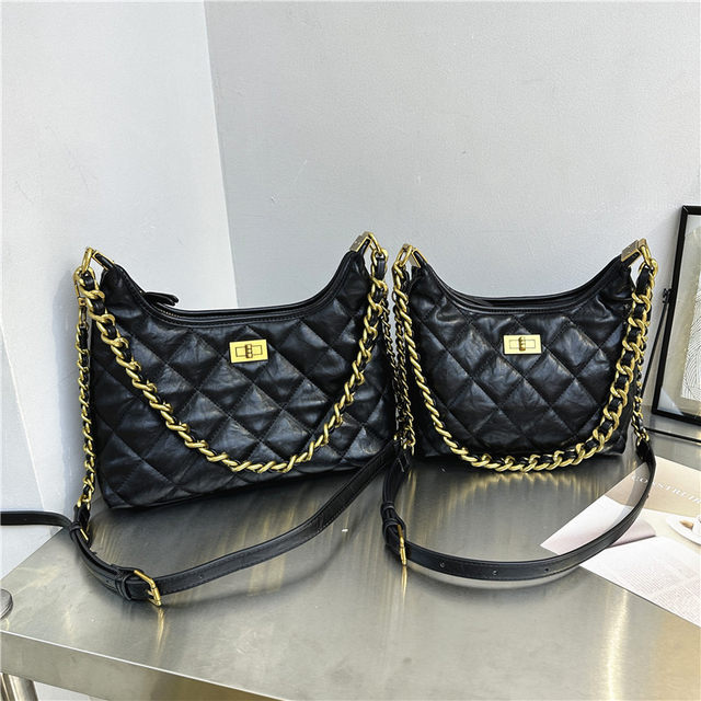 Bags 2024 New Style Small Fragrance Style Diamond Chain Bag Versatile ...