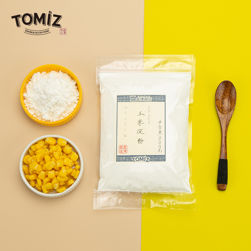 TOMIZ富泽商店玉米淀粉200g烘焙材料勾芡雪媚娘煎炸裹粉食用级_虎窝淘