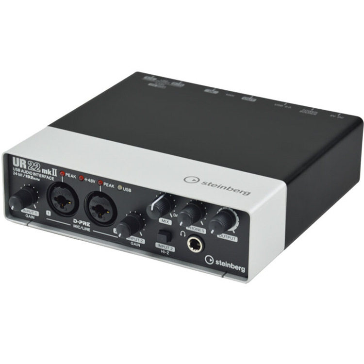 YAMAHA雅马哈声卡UR22C UR22 MKII MK2专业编曲直播乐器录音设备_虎窝淘