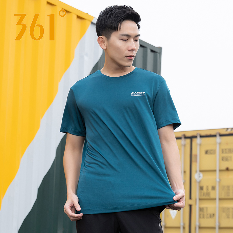 361运动短袖男秋季圆领体恤官方旗舰店361度男装短袖t恤男速干衣_虎窝淘