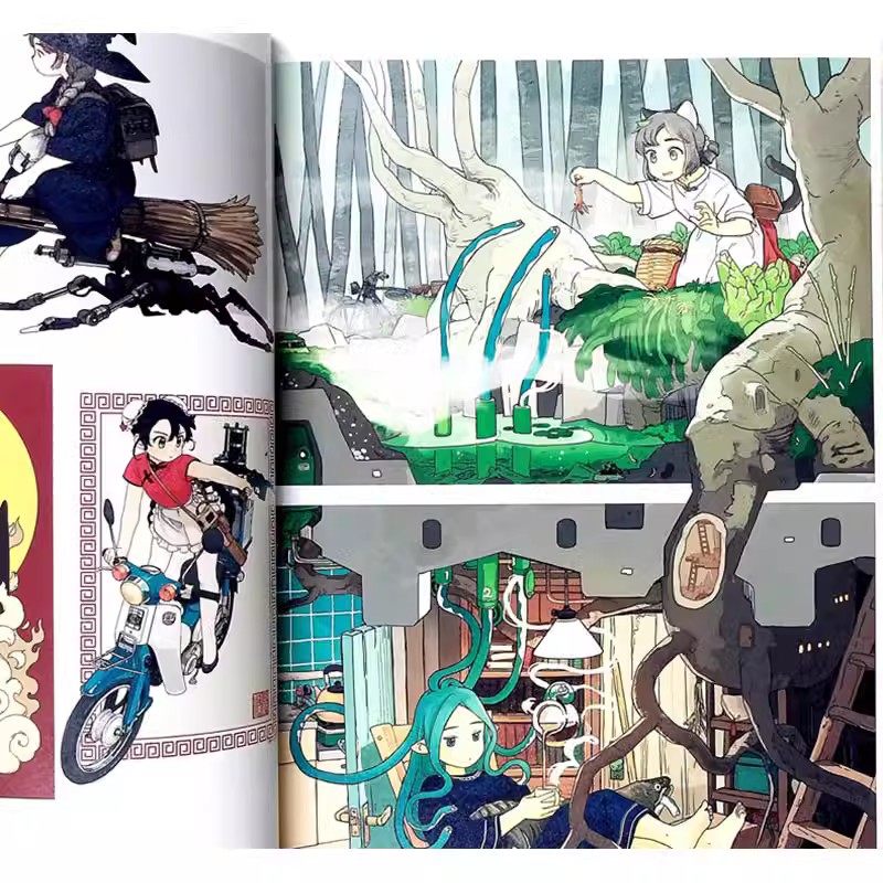 【现货】日文原版 2021日本插画集Visions 2021 illustrators Book pixiv插画年鉴P站插画师米山舞插画作品集 ...