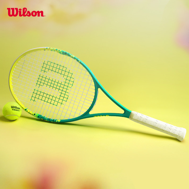 Wilson威尔胜官方全碳素一体四季拍进阶训练网球拍成人男女单人拍_虎窝淘