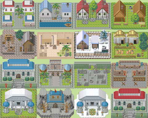 RPG Maker MV素材包大地图合集_虎窝淘