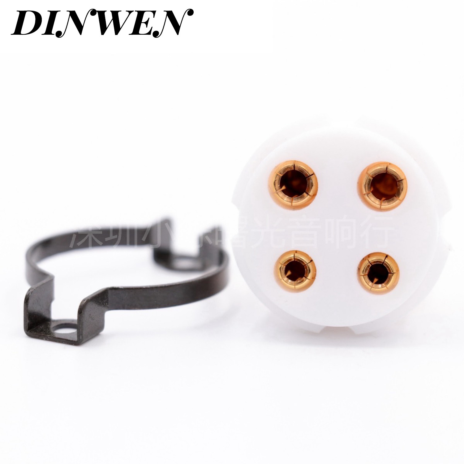 美国原装CMC Teflon特氟龙4脚镀金电子管管座插座300B 2A3用现货_虎窝淘