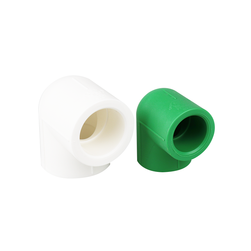 冠益ppr水管接头配件绿色4分三通20ppr直通弯头6分25管热熔管件_虎窝淘