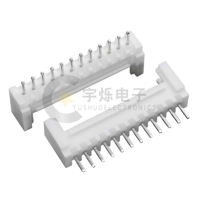 HY2.0mm间距直针座子2P5P6P8P17P18A插座PH带锁PHS带扣直插连接器_虎窝淘