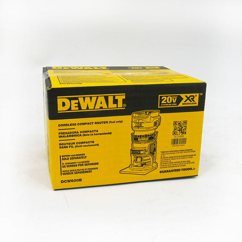 DEWALT/得伟18V无刷修边机DCW600开槽机木工DIY雕刻机倒装调速_虎窝淘