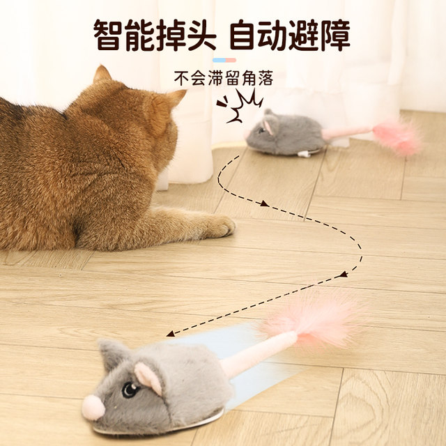 Electric mouse simulation cat toy, self-stimulating and relieving ...