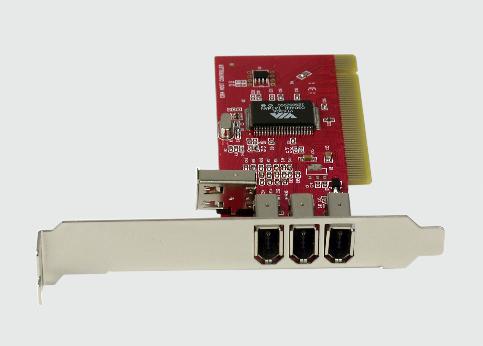 VIA PCI 1394卡DVHDV磁带摄像机高清视频采集卡火线卡/免驱_虎窝淘