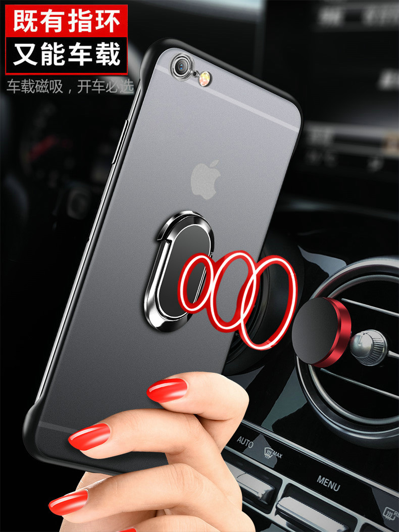 适用iphone6手机壳6s保护6plus硅胶套苹果7防摔ip8透明8puls磨砂7p软6sp硬壳i6六i8八i7七男6p女8p超薄无边框_虎窝淘