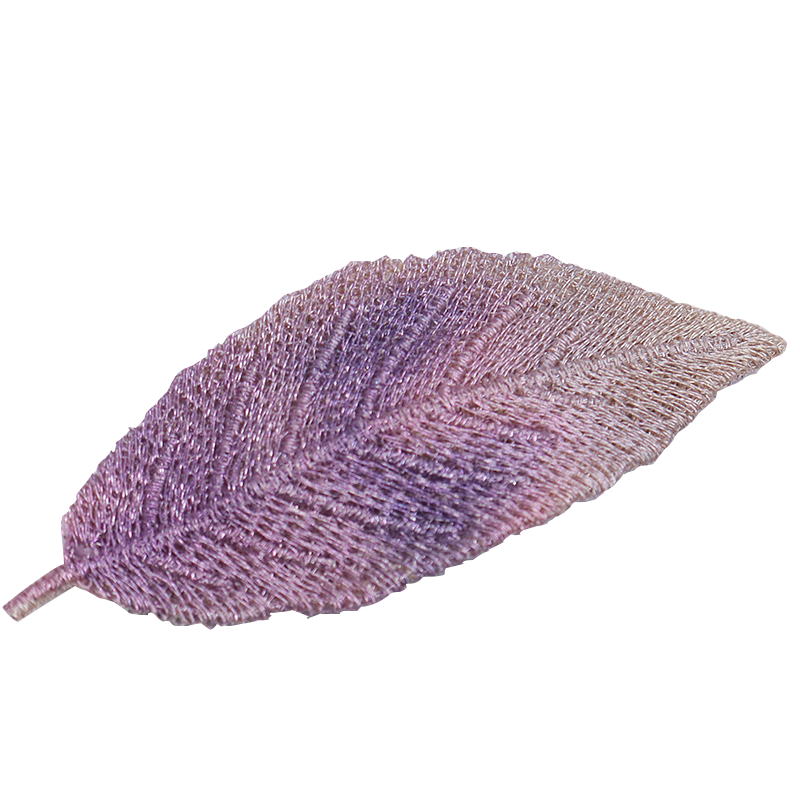 FEICH国风刺绣树叶刘海夹BB夹森系韩国少女时尚碎发夹发饰品_虎窝淘