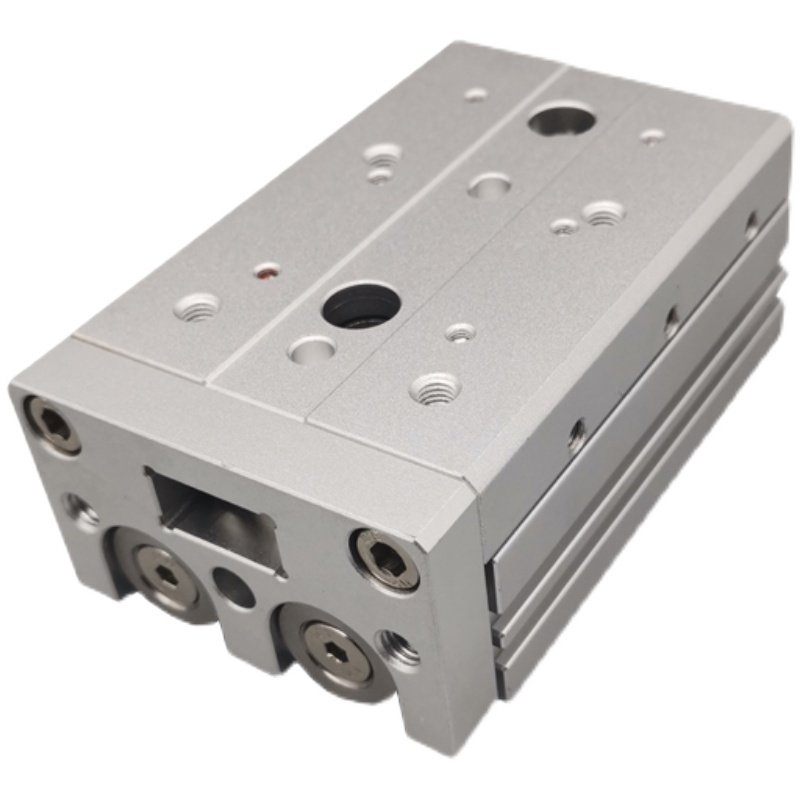 亚德客型HLS6滑台气缸HLS8/12/16/20/25X10X30X40X50X75S精密滑台_虎窝淘