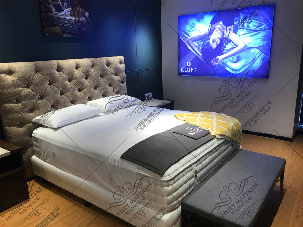 官方直销kluft克鲁夫特羊驼毛马海毛蚕丝乳胶席梦思黑标手工床垫_虎窝淘