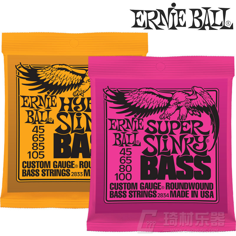 琦材Ernie Ball 2832 2834 2821 2838镀镍四五六弦电贝斯司琴弦_虎窝淘