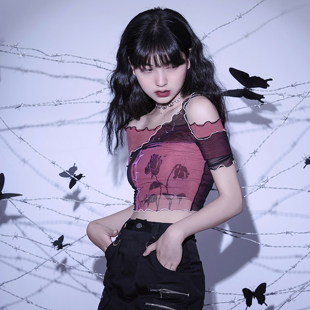 SagiDolls girl fighting spirit #极夜 withering #Dark brick red rose ...