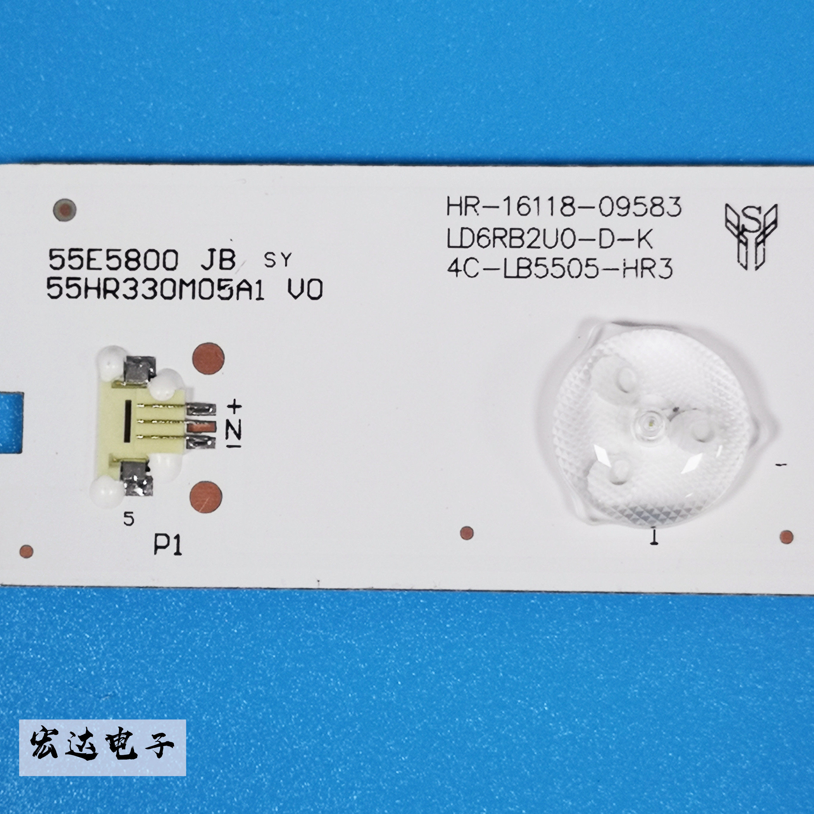 适用TCL L55E5800A-UD灯条TMT-55E5800-10X5-3030 4C-LB5505-YH1_虎窝淘