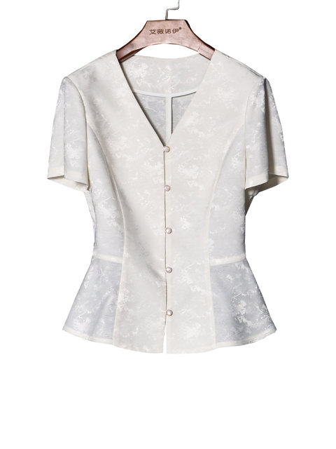 Avinoi's new Chinese V-neck slim suit for women 2025 summer new short ...