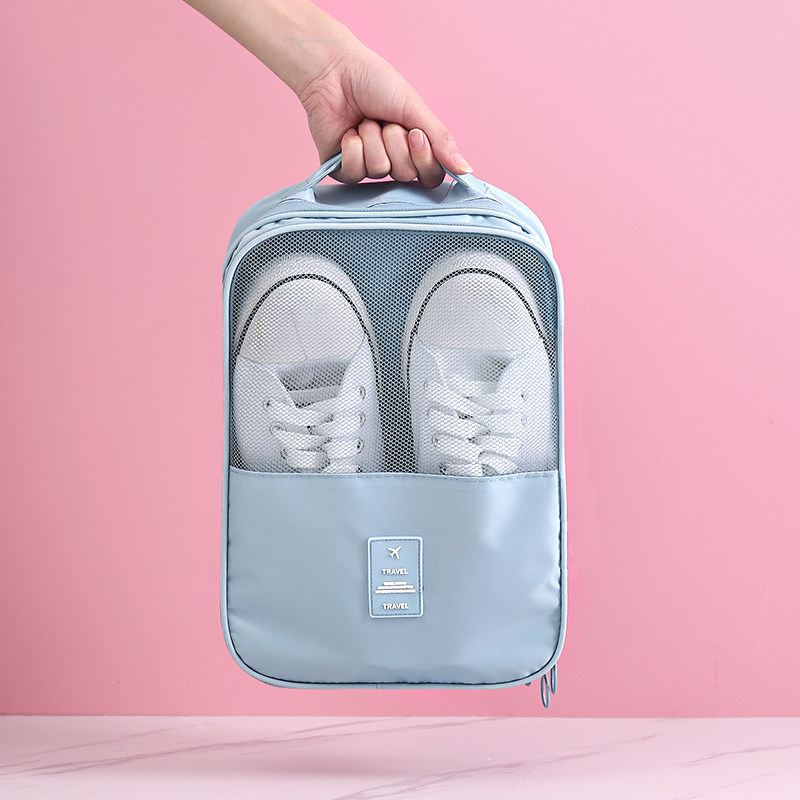 旅行鞋子收纳袋装鞋收纳包鞋包防尘袋子行李箱神器便携式鞋袋鞋盒_虎窝淘