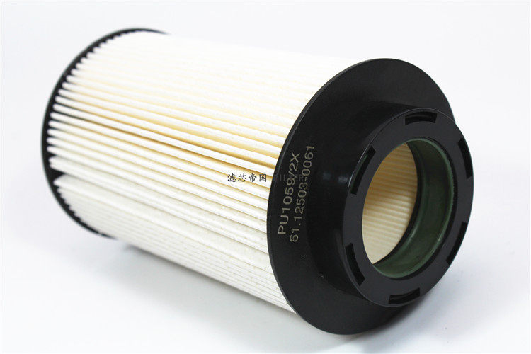 重汽T7H汕德卡201V12503-0061柴油滤芯PU1059/2X 51.12503-0061_虎窝淘