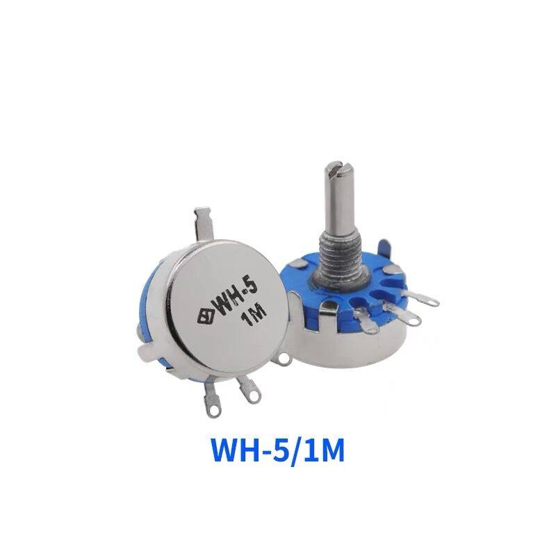 WH5-1A碳膜电位器 1K 1.5K 4.7K 10K 22K 47K 100K 470K 1M旋钮帽_虎窝淘