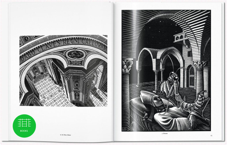 Taschen出版【Basic Art基础艺术系列】/上海菲菲/埃舍尔 M.C.ESCHER M.C手绘作品集艺术画册画集 taschen艺术书籍_虎窝淘