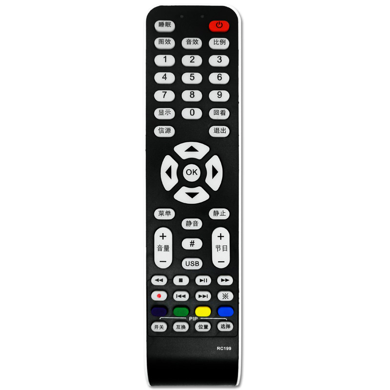 适用于TCL液晶电视遥控器RC199 L42/40/46E9FBE L46M61R L42M61R L40M61R L37M61R ...