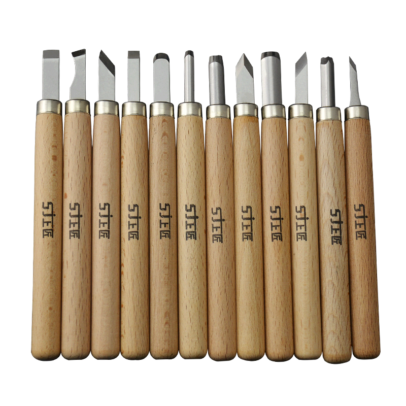 上匠木工雕刻刀具雕刻刀套装工艺手工木刻刀工具木雕刀橡皮印章_虎窝淘