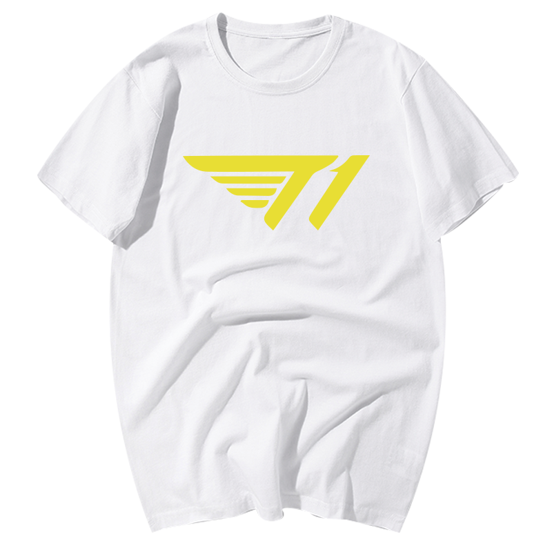 联盟游戏SKT T1战队服faker新同款男女skt1周边短袖宽松纯棉T恤衫_虎窝淘