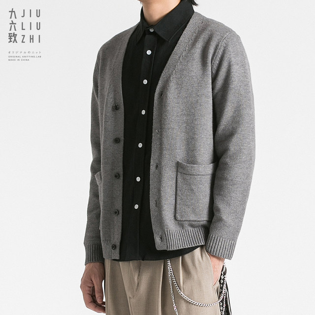 96th Spring Outdoor Cardigan Men Japanese Retro Knitted Sweater Jacket ...