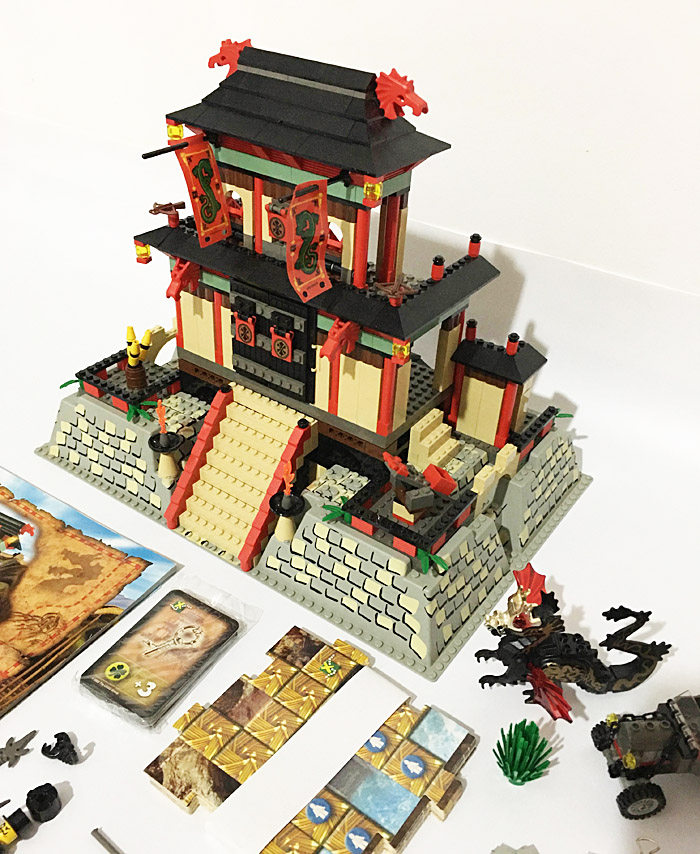 lego乐高7419绝版东方探险系列中国风大城堡与黄金龙_虎窝淘