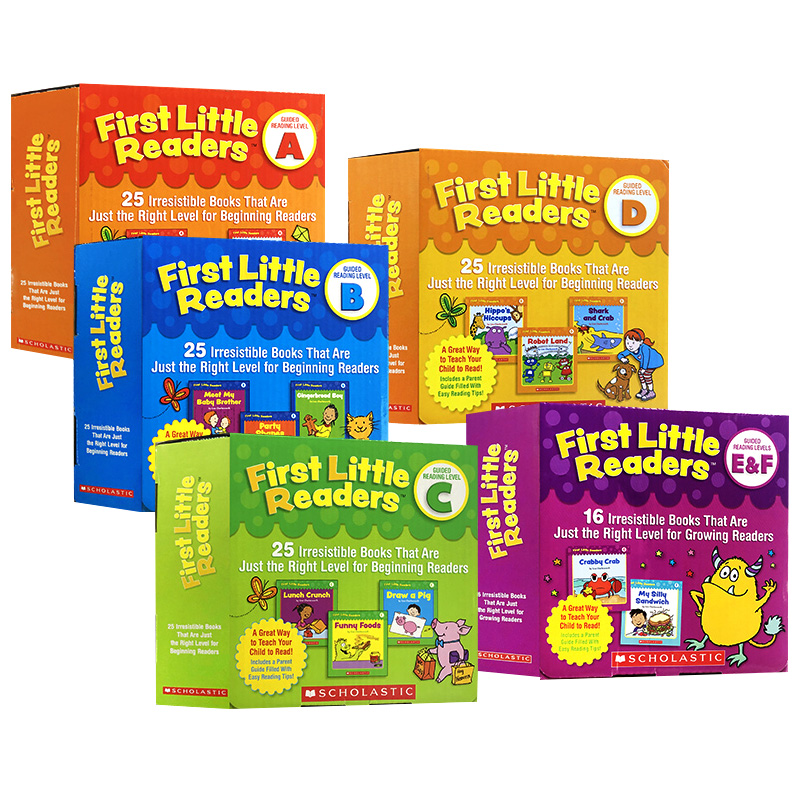 小读者系列家长阅读指导116册 英文原版绘本 First Little Readers Guided Reading Levels ...