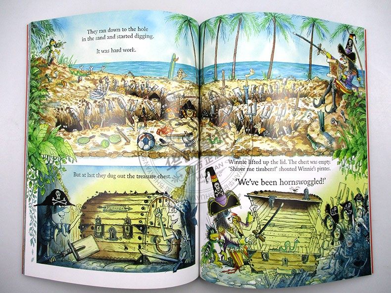 女巫温妮系列海边奇遇英文原版绘本 Winnie the Witch Seaside Adventures 3合1故事集温妮女巫魔法故事吴敏兰书 ...